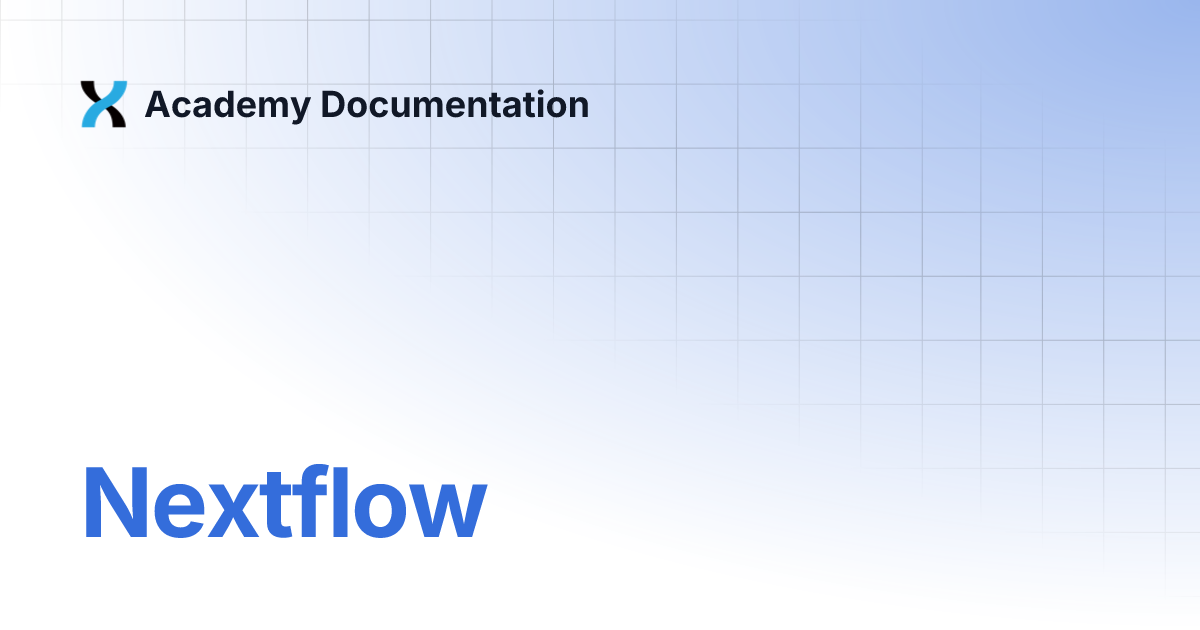 Nextflow | Academy Documentation